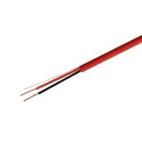 China FPLR Fire Alarm Cable 2 Core Solid Shield with Drain Wire 1/0.5tc mm and Al/Foil Shield for sale