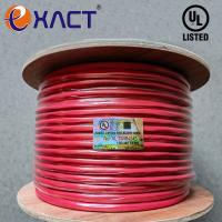 China 14 AWG 2 Conductor Shielded Fire Alarm Cable FPLR PVC Jacket 1000ft Spool Solid Copper for sale