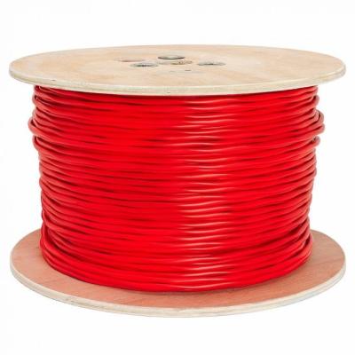 China 2x16AWG Solid Bare Copper FPLR Fire Alarm Cable 2 Cores Shielded PVC Jacket 105°C UL Listed for sale