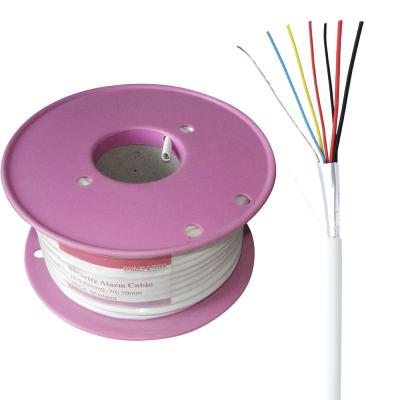 China Al/Foil 6x0.22mm2 Shielded Stranded CCA Conductor LSF Insulation and Jacket CPR Eca Alarm Cable for sale