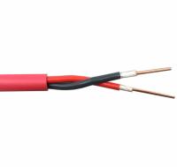 China UL FPLR FPLP 18AWG 2 Core Fire Alarm Cable with Aluminum Foil Shield for Entertainment Venues for sale