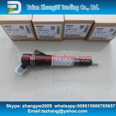 China Genuine common rail Injector 0445110307 for komatsu PC70-8 6271-11-3100 for sale