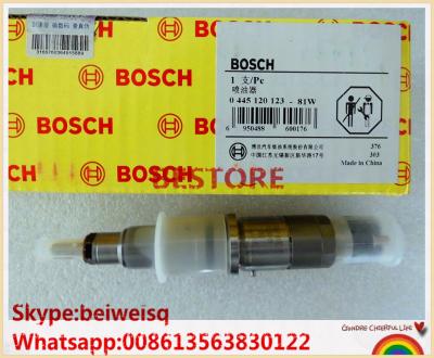 China BOSCH Original and New Common rail injector 0445120123 / 4937065 for ISLE engine for sale