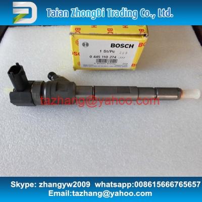 China BOSCH genuine Common rail injector 0445110274 ,0445110275, fuel injector 33800-4A500 for sale