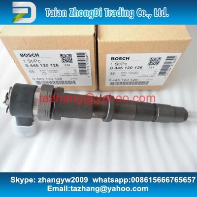 China Genuine and New common rail injector 0445120126 for KOBELCO SK130-8,SK140-8 for sale