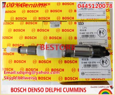 China BOSCH Genuine Common rail injector 0445120078 for XICHAI 1112010-630 for sale