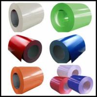 China 0.1mm-1.5mm*12.7mm-1500mm Color Coated Galvanized Steel Coil with IBR Certification for sale