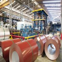 China 0.1mm-1.5mm*12.7mm-1500mm Color Coated Galvanized Steel Coil with IBR Certification for sale