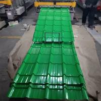 China Color Coated Metal Roof Tiles/PPGI Corrugated Zinc Roofing Sheet with Custom Length for sale