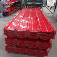 China Color Coated Corrugated Roof Galvanized Sheet Metal Roofing /Gi Corrugated Steel Sheet for sale