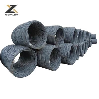 China SAE1006/SAE1008/SAE1010 Hot Rolled Steel Wire Rod for Construction and Manufacturing for sale