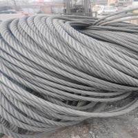 China Galvanized Round Strand Wire Rope 1*7 7*7 1*19 7*19 6*12 6*19 6*37 FC Iwrc Elevator Rope for sale