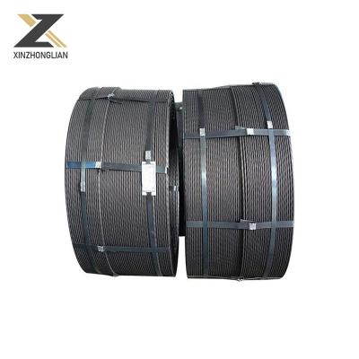 China 5mm 6mm High Tensile PC Strand Hollow Core Carbon Steel Wire Rope for JIS Standard for sale