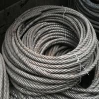China Non-alloy High Carbon Wire Rope Cable for Elevator and Lift 304/316 Grades Stainless Steel for sale