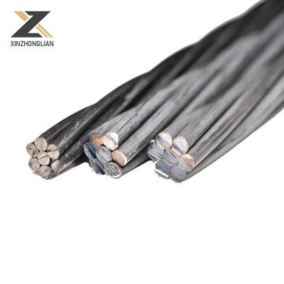 China Stainless Steel Prestressed PC Strand 7 Wire 15.2 High Tensile Spiral Surface Grade for sale