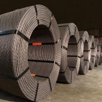 China 12.7mm Stranded Steel Wire/PC Bar/Steel Wire Rope Tolerance 1% 1 kg Min.Order Samples for sale