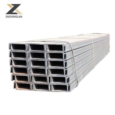 China Width 40-550mm U Channel U Beam Hot Rolled Carbon Mild Structural Steel S235jr S355jr for sale