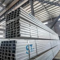 China BS Standard 5-12m Length ASTM A36 Galvanized Steel C Channel for Industrial Buildings for sale