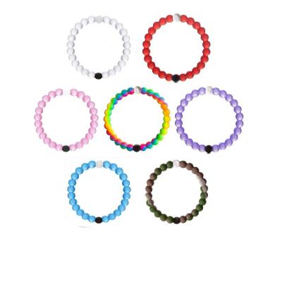 China Fashion Chain Fine Jewelry New Women Bead Bracelet Silicone Bracelet for sale