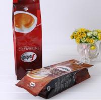 China Customized Printing Food Grade Coffee Plastic Packaging Bag With Valve Zipper for sale