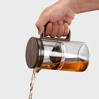 China Home Kitchen Essential Glass Infuser Teapot Kettle Stovetop 500ml for sale