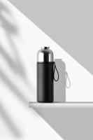 China 400ml Stainless Steel Double Wall Glass Tea Tumbler Infuser With Magnetic Filter for sale