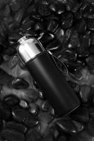 China 400ml Stainless Steel Double Wall Glass Tea Tumbler Infuser With Magnetic Filter for sale