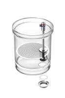 China Office Magnet Glass Infuser Teapot Heat Resistant 600ml 500ml 700ml for sale