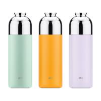 China Portable Filter Double Wall Glass Tea Infuser Bottle 400ml for sale