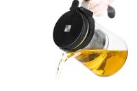 China 400ml Clear Glass Infuser Teapot Stovetop Kettle With Strainer for sale