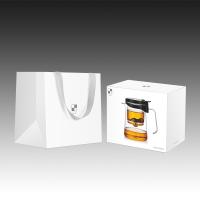 China 400ml Clear Glass Infuser Teapot Stovetop Kettle With Strainer for sale