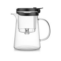 China Food Grade Polycarbonate Glass Infuser Teapot Cup Kettle With Strainer for sale