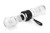 China Outdoor Travel Double Wall Glass Tea Infuser Thermos 304 Stainless Steel for sale