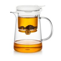 China Green Tea Infuser Kettle Glass Insulated Pot Food Grade Polycarbonate Material for sale