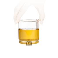 China 550ml Glass Tea Infuser Steeper Teapot Stainless Steel Lid OEM for sale