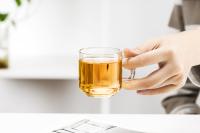 China Customized Home Office Glass Infuser Teapot Kettle 550ml BPA Free For Brewing for sale