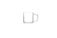 China Double Wall Brewing Coffee Glass Tea Cup Stainless Steel Infuser for sale