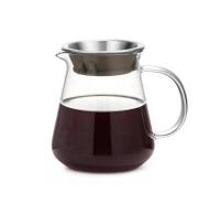 China Borosilicate Glass French Press Slow Hand Drip Coffee Maker Pot 600ml for sale