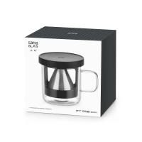 China Espresso Borosilicate Glass Coffee Cup Mugs Custom Logo for sale