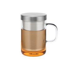 China Double Walled Borosilicate Glass Tea Cup Water Bottle Customized for sale