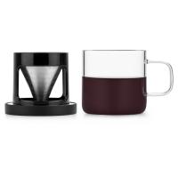 China 300ml Pour Over Cafe Drip Coffee Maker Stainless Steel Coffee Filter for sale