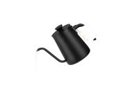 China ODM SUS304 Hand Drip Coffee Maker Mini Black Pourover Coffee Kettle Pot For Hotel Home for sale