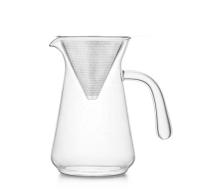 China Reusable Pour Over Hand Drip Coffee Maker With Glass Carafe 360ml 600ml for sale