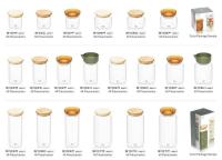 China Borosilicate Glass Pasta Storage Containers Food Jars For Kitchen Spice for sale