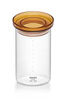 China High Borosilicate Glass 2 Gallon Glass Canister Bamboo Lid Dried Fruit Coffee Storage for sale