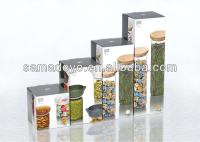 China Kitchen Glass Dry Food Storage Containers Food Canisters High Borosilicate Glass for sale