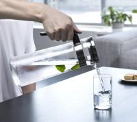 China Household 1.5L Glass Water Filter Pitcher Cold Kettle Heat Resistant for sale
