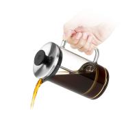 China Commercial Mouth Blown Hand Drip Coffee Kettle Pourover Coffee Maker Borosilicate Glass for sale
