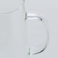 China Sustainable large Stainless Steel Lid Glass Water Filter Jug Kettle For Borosilicate Water Carafe for sale