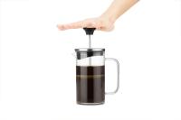 China Transparent Pourover Hand Drip Coffee Maker Brewer French Press Portable Moka Pot for sale
